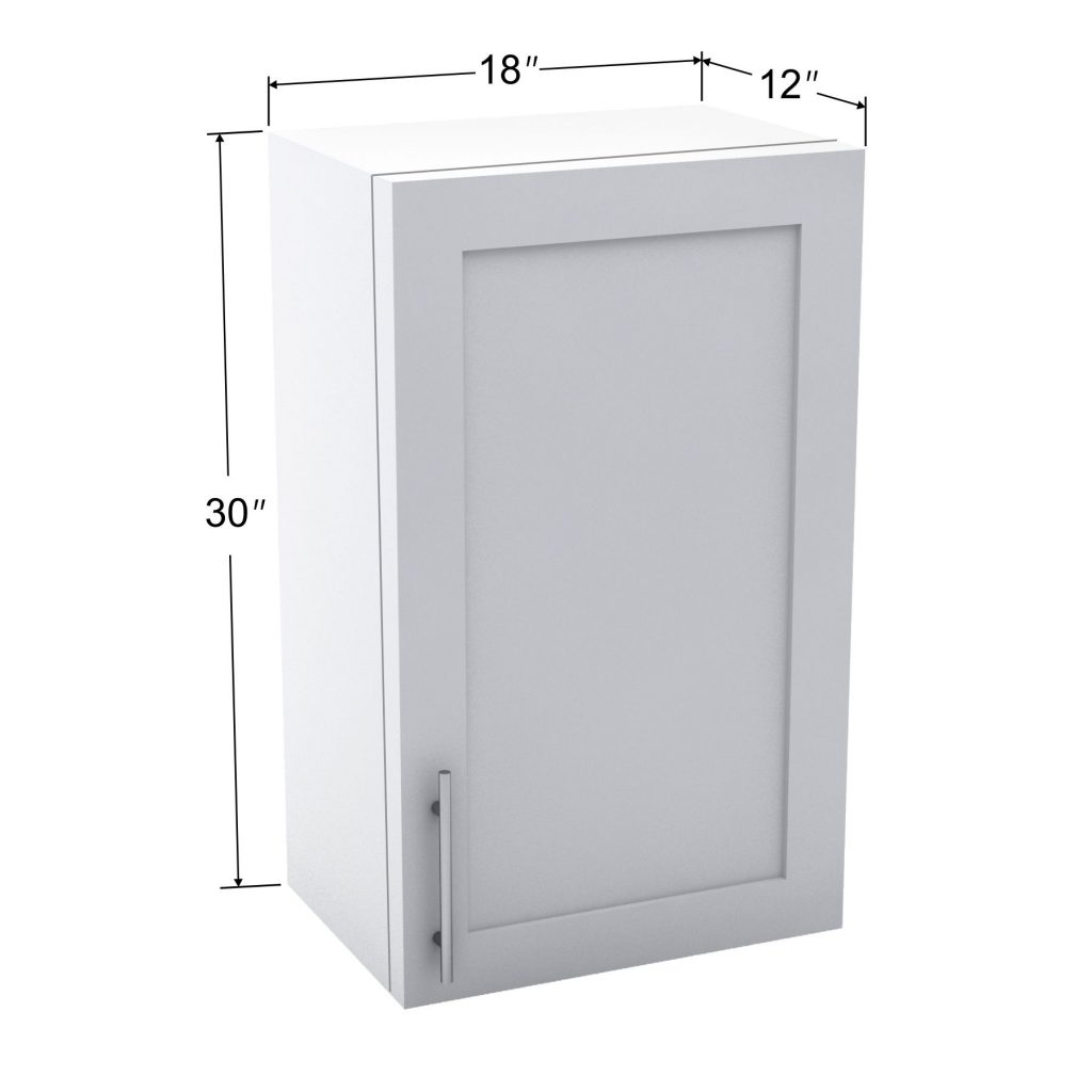 18'' Upper Kitchen Cabinet White Shaker