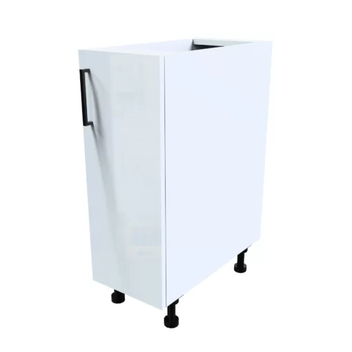 12 inch Base Kitchen Cabinet White High Gloss