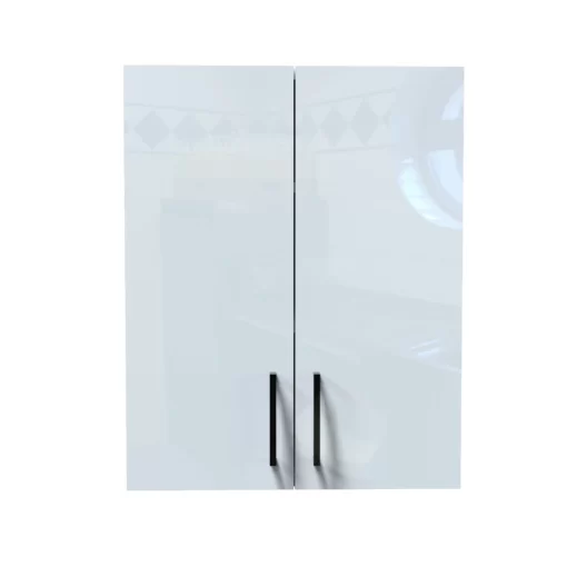 24 inch Upper Kitchen Cabinet White High Gloss