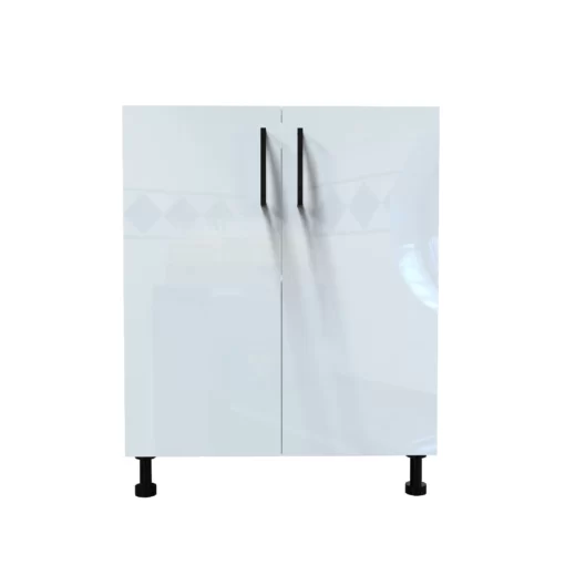 27 inch Base Kitchen Cabinet White High Gloss