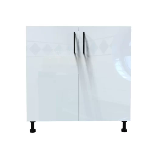 33 inch Base Kitchen Cabinet White High Gloss